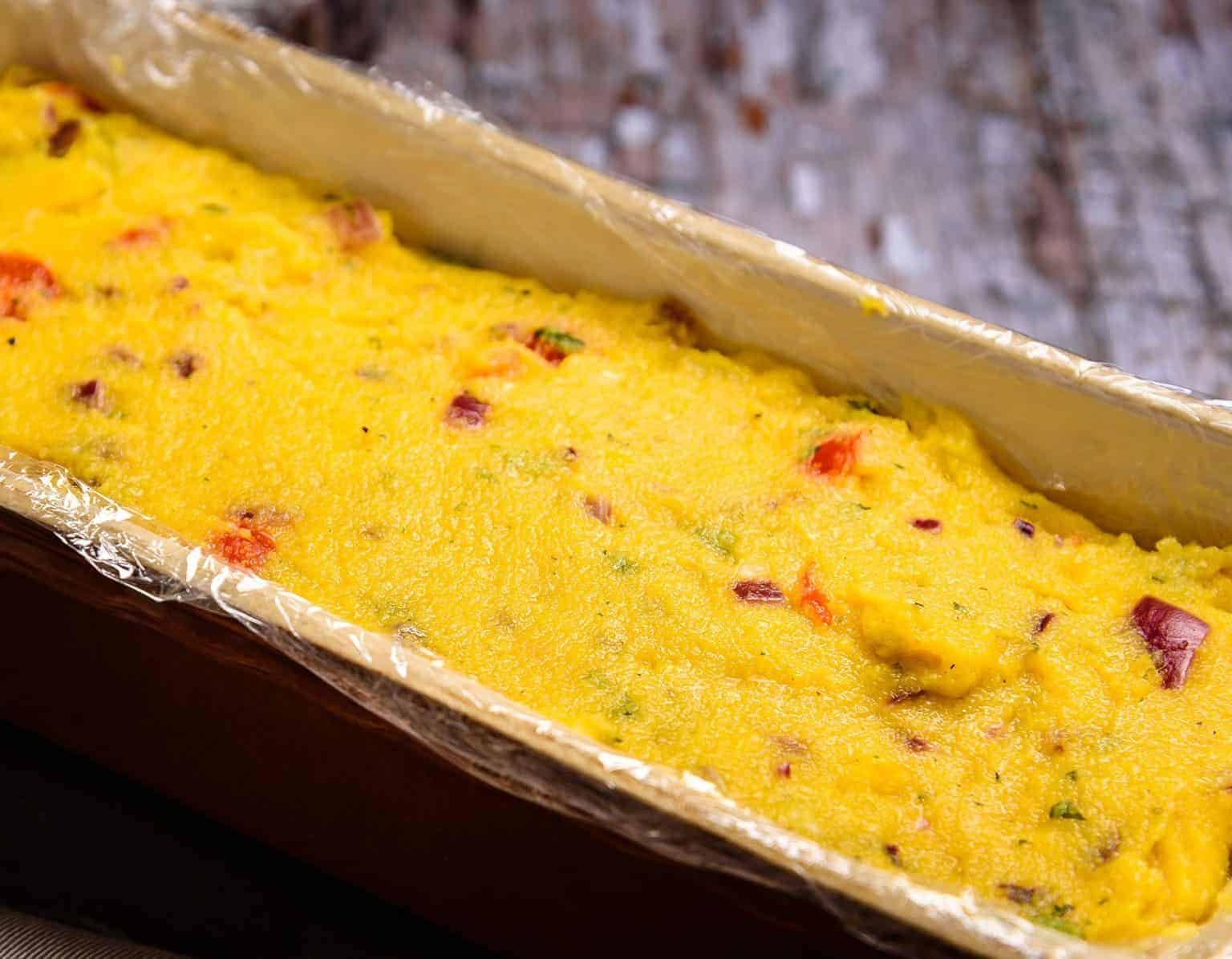 Vegan Polenta & Plum Tomato Loaf, great for lunch! - Especially Vegan