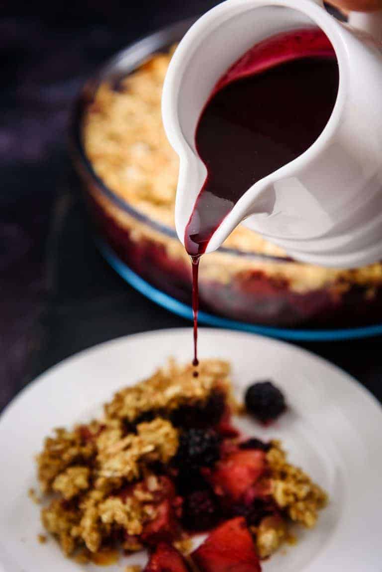 Vegan Blackberry Coulis, Smooth and Delicious - Especially Vegan
