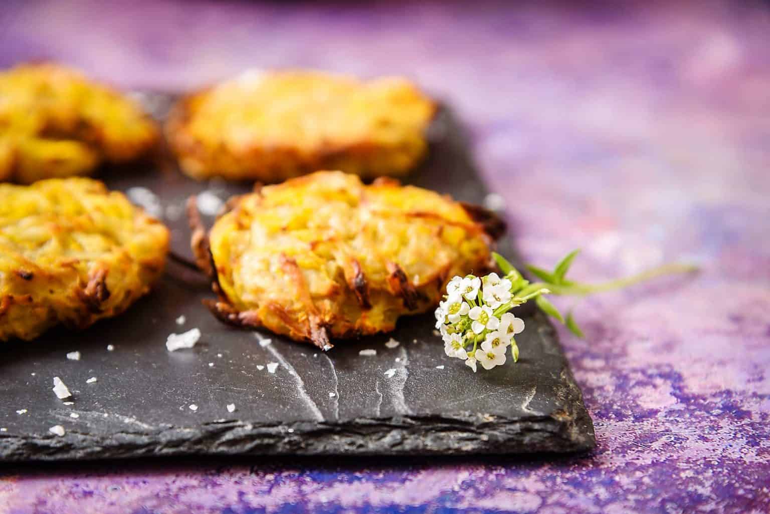 Vegan Pumpkin & Potato Rösti, perfect match! - Especially Vegan