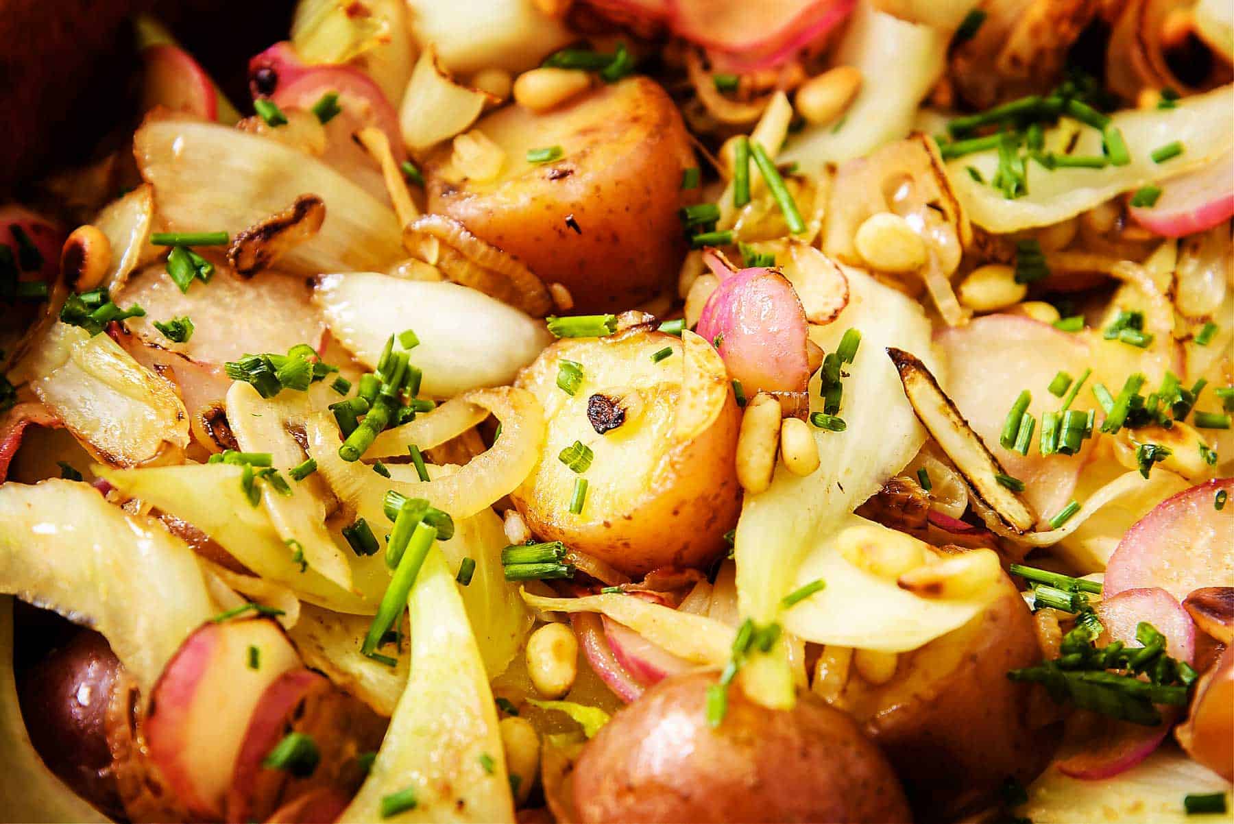 Warm Winter Potato Salad, Vegan! - Especially Vegan