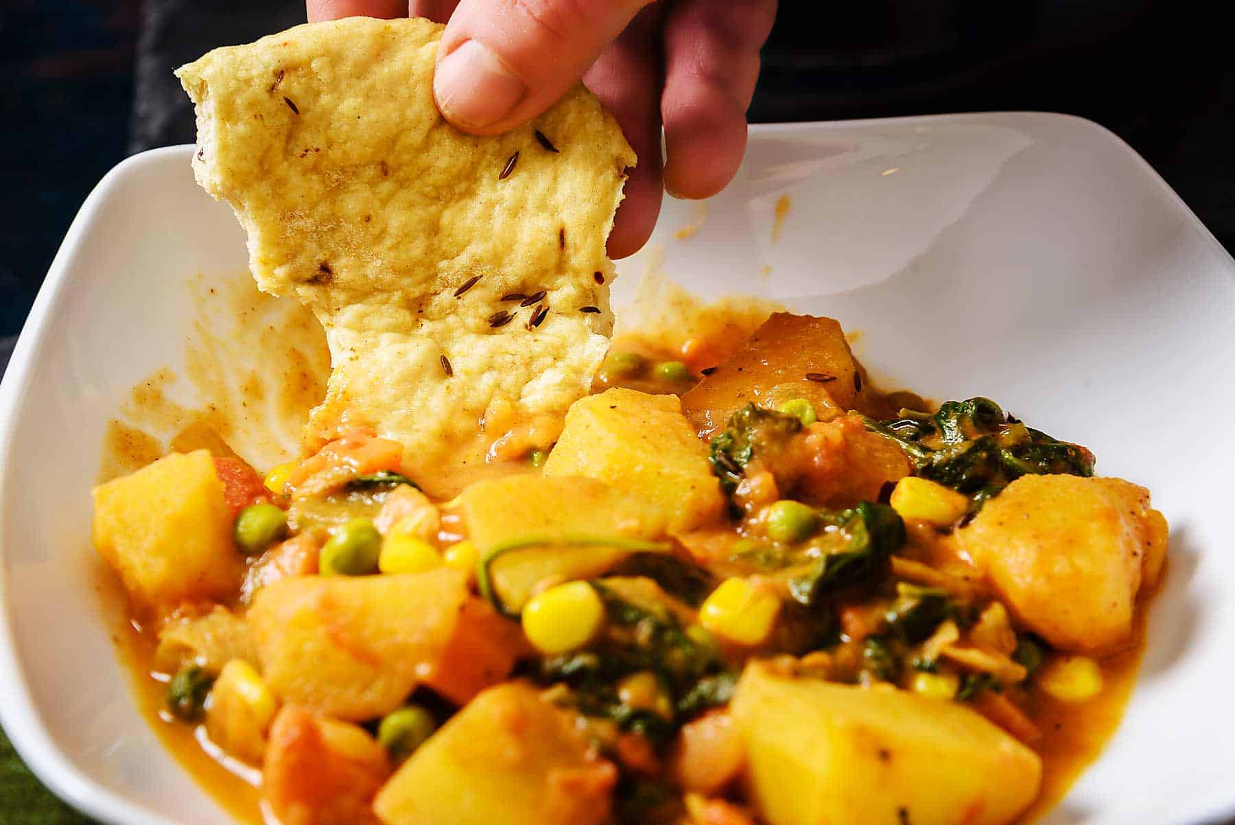 Tear & Share Steamed Flatbread, Vegan and Delicious! - Especially Vegan