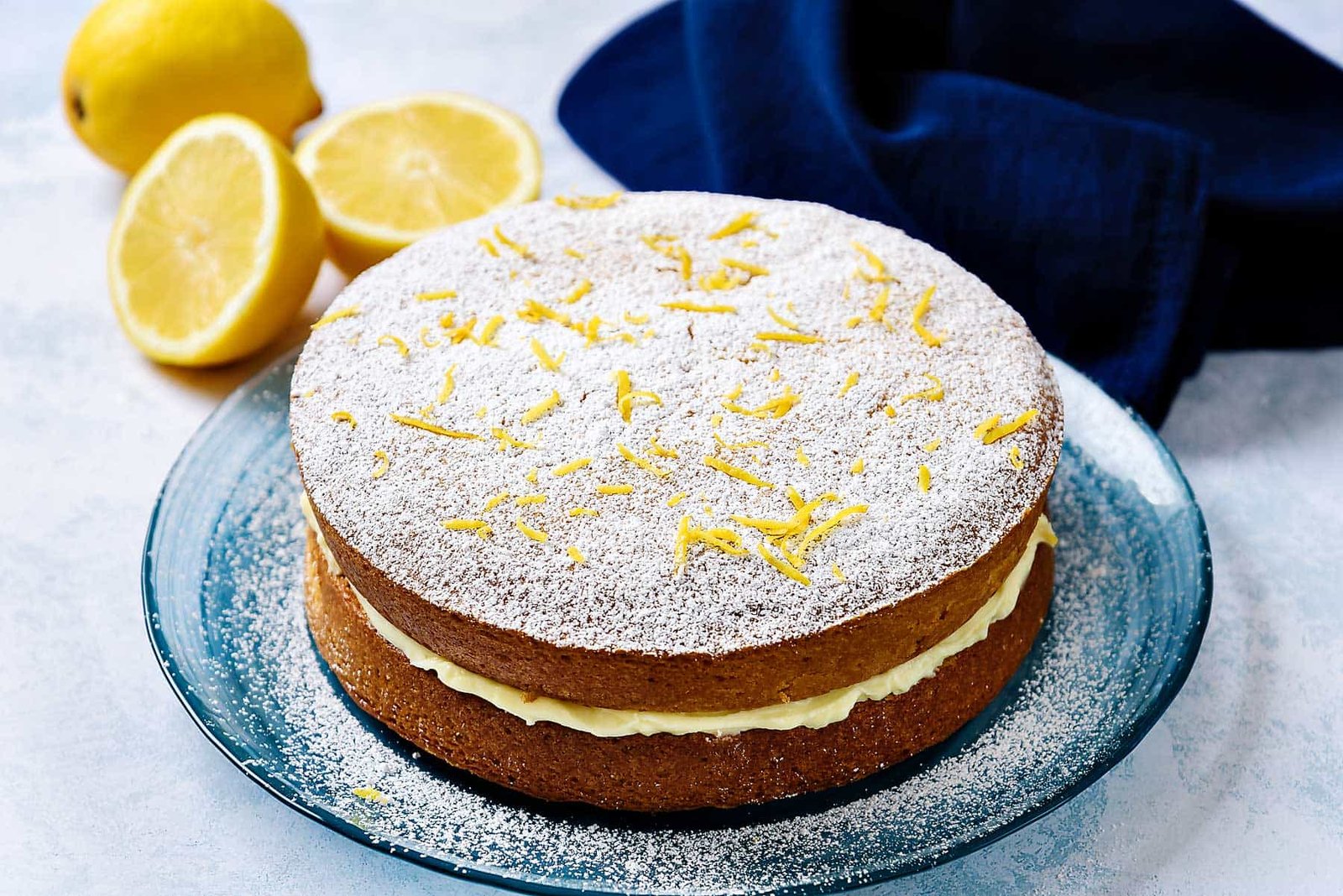 Easy Vegan Sponge Cake, with Lemon Butter Icing! - Especially Vegan